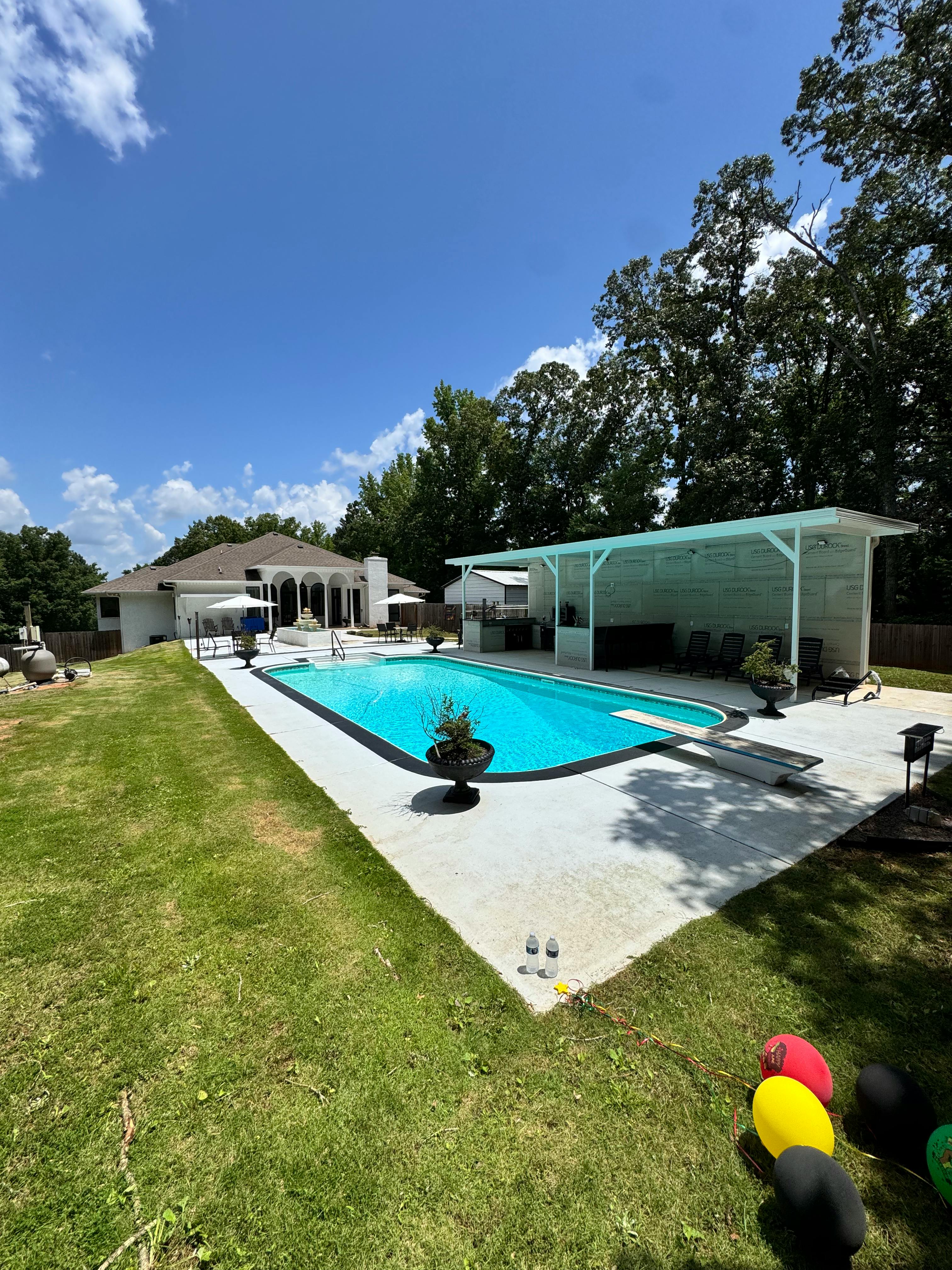 Large pool and outdoor kitchen, enjoy… - Private Pool in LaGrange - Swimply